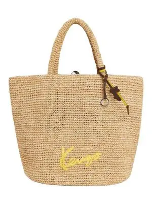 Kenzo Large Woven Tote Bag - Nude