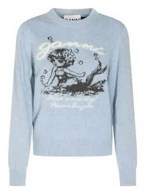 GANNI Ganni Mermaid Crewneck Jumper