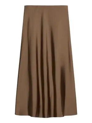 IBLUES High-waisted Midi Skirt - Brown