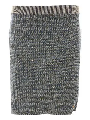 BALMAIN Balmain Rear Zipped Sequin Embellished Skirt