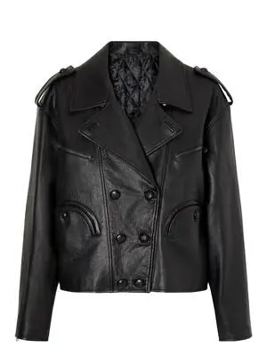 BLAZÉ MILANO Mick Leather Jacket - Black