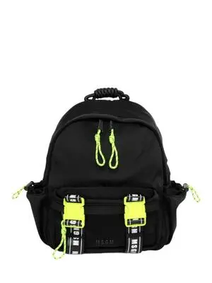 MSGM Logo Strap Backpack - Black