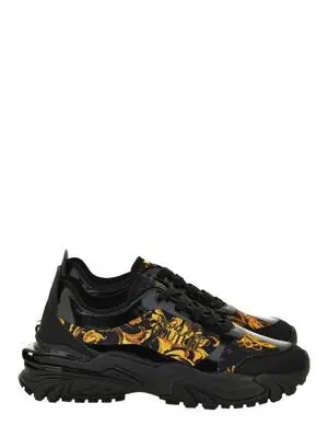 VERSACE Versace Jeans Baroque Print Lace-Up Sneakers