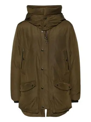 TOM FORD Hooded Puffer Jacket - Khaki