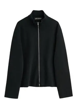 Our Legacy Shrunken Full-zip Cardigan - Black