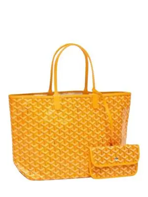 Goyard Logo Detail Handbag - Yellow