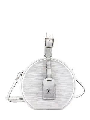 LOUIS VUITTON Petite Boîte Chapeau Epi Leather Satchel - Silver
