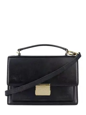 GOLDEN GOOSE Venezia Satchel Bag - Black