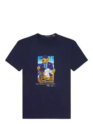 Polo Ralph Lauren Bear-print T-shirt - Blue