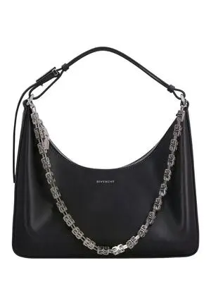 Givenchy Moon Cut Out Shoulder Bag - Black