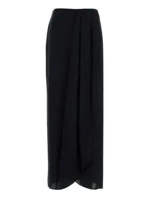 MAISON MARGIELA Satin Skirt - Black