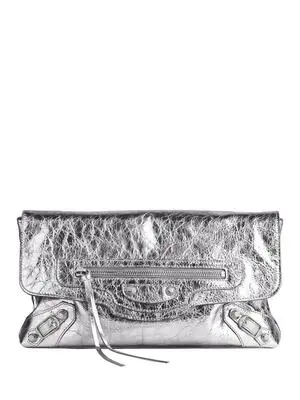 Balenciaga Le City Clutch - Silver