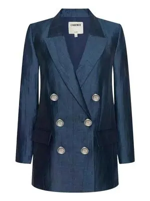 L'Agence Cambrie Double-breasted Blazer - Blue