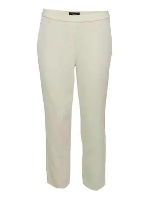 Theory Textured Crepe Trousers - Neutrals