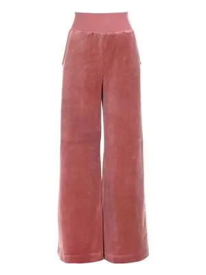 Alberta Ferretti Velvet Trousers - Pink