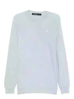 Karl Lagerfeld Logo Embroidery Sweater - Blue