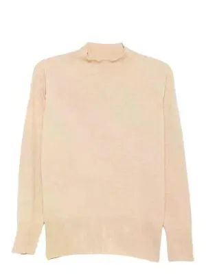 SERGIO MORETTI FIRENZE Mock Neck Sweater - Neutrals
