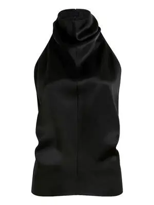 Khaite Halterneck Sleeveless Top - Black