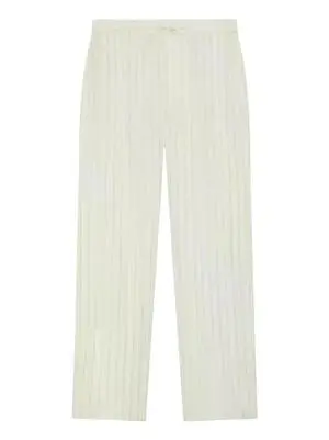Frescobol Carioca Mendes Pinstripe Trousers - Neutrals