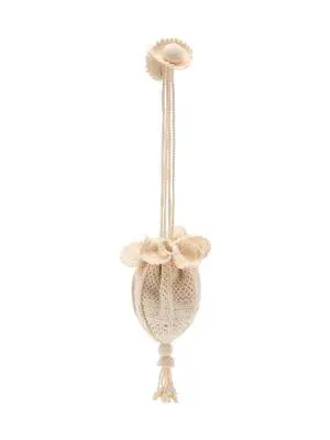 Ulla Johnson Crochet Mermaid Pouch - Natural