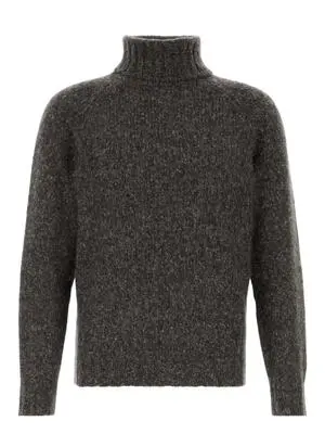 Brunello Cucinelli Long Sleeve Turtleneck Jumper - Grey