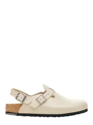 BIRKENSTOCK Tokio Ii Leather Clogs - Neutrals