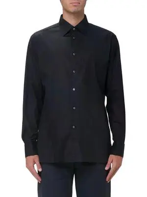 Zegna Stretch-poplin Shirt - Black