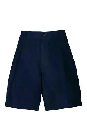 DOPPIAA Pleated Shorts - Blue