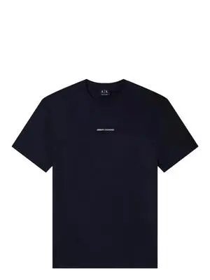 Armani Exchange Logo-patch T-shirt - Blue