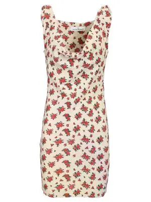 VIVIENNE WESTWOOD Anna Floral-print Dress - Neutrals