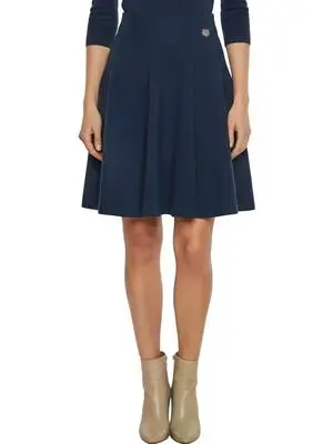 Kenzo Flared Midi Skirt - Blue