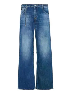 LES TEMPS DES CERISES Lauryn Wide-leg Jeans - Blue