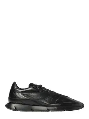 Paciotti Logo-print Leather Sneakers - Black