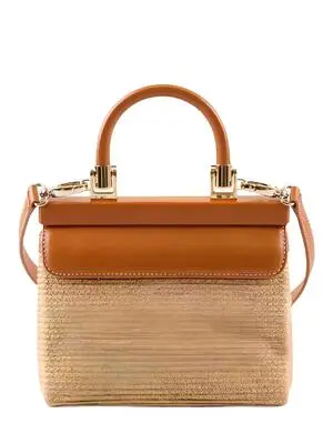 Rodo Paris Raffia Tote Bag - Neutrals