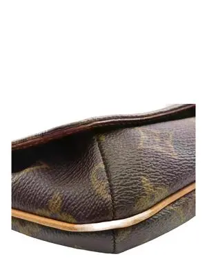 LOUIS VUITTON Monogram Musette Tango Shoulder Bag - Brown