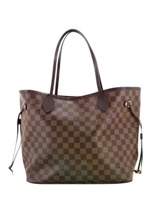 LOUIS VUITTON Damier Neverfull Mm Tote Bag - Brown