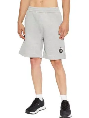 Moncler Logo Patch Shorts - Grey