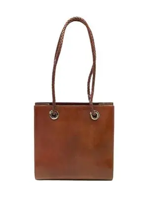 Cartier Panthère Braided Handle Tote Bag - Brown