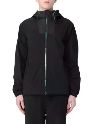 Duvetica Lightweight Hooded Jacket With Logo Detail - Black