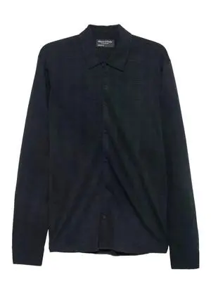 Marc O'polo Check-pattern Long-sleeve Shirt - Blue