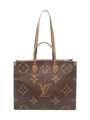 LOUIS VUITTON Giant Monogram Onthego Tote Bag - Brown