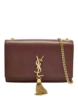 Saint Laurent Kate Tassel Shoulder Bag - Red
