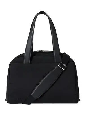 BEIS The Duffle Leather-trim Bag - Black