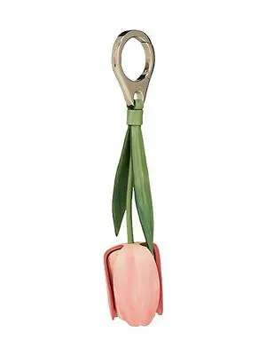 CHRISTIAN LOUBOUTIN Tulip Bag Charm - Multi/gold