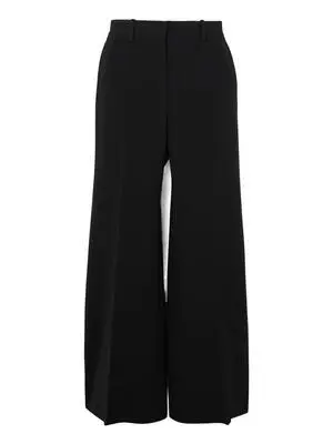 Theory Tailored Wide-leg Trousers - Black