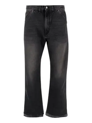 HAIKURE Haikure Mid-Waisted Straight-Leg Jeans Black