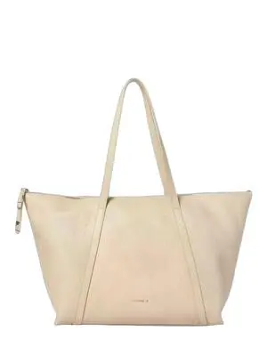 COCCINELLE Nory Grained Leather Shoulder Bag - Neutrals