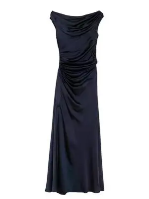 Simkhai Ruched Embellishment Maxi Dress - Blue