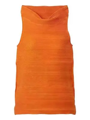 MELITTA BAUMEISTER Sleeveless Ripple Top - Orange