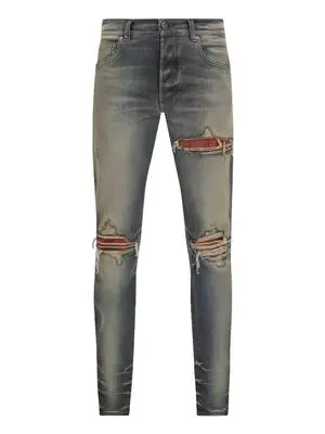 Amiri Flannel Mx1 Jeans - Grey